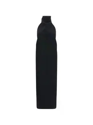 Khaite Roxanne Halterneck Maxi Dress