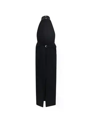 Khaite Roxanne Halterneck Maxi Dress
