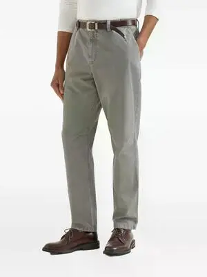 Brunello Cucinelli Gabardine Trousers - Grey