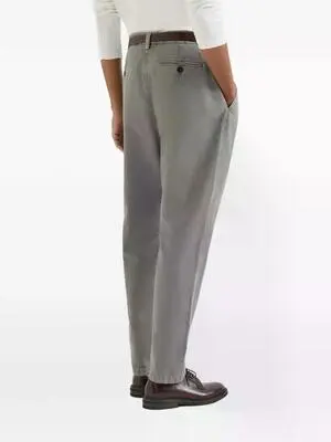 Brunello Cucinelli Gabardine Trousers - Grey