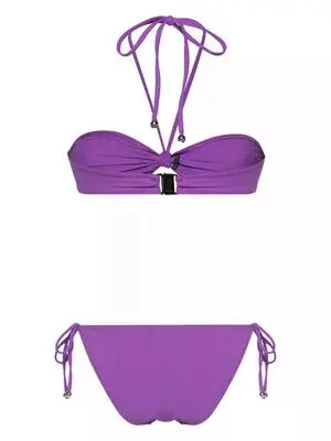 Lisa Marie Fernandez Crepe Bandeau Bikini