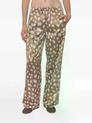 Adidas Animal Print Three-stripes Track Pants