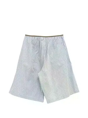 THE FRANKIE SHOP Elyn Striped Bermuda Shorts