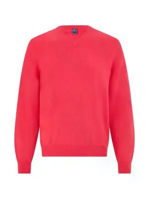 Fedeli Cashmere V-neck Sweater - Pink