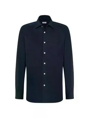 Kiton Nerano Long-sleeve Shirt - Blue