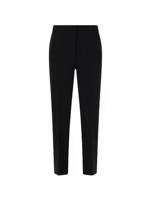Moschino Straight-leg Elasticated Waistband Trousers - Black