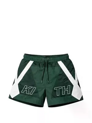 Kith Turbo Panelled Shorts - Green