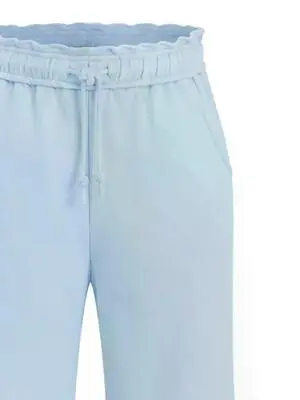 OCEAN DRIVE Fleece Track Pants With Ruffle Trim