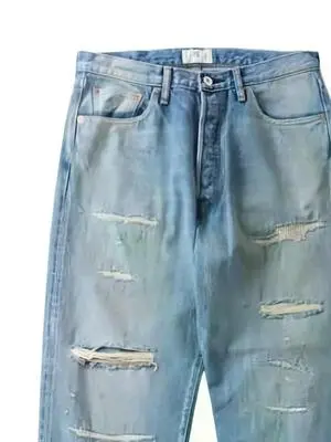 HERILL Distressed Jeans - Blue