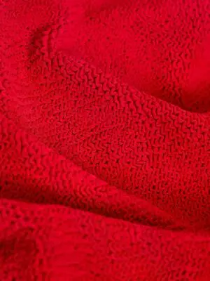 Hunza G Square Neck Crinkle-effect Swimsuit