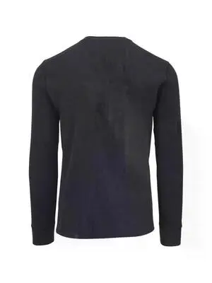 Vince Ribbed Long-sleeve T-shirt - Blue