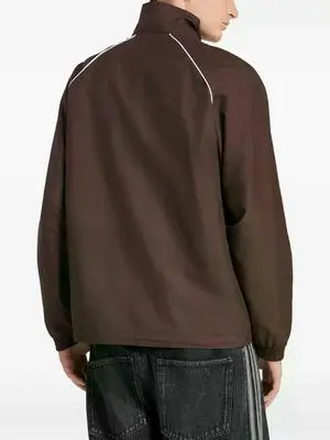 Adidas Striped Raglan-sleeve Track Jacket