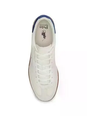 Polo Ralph Lauren Bedford Logo-embroidered Leather Sneakers