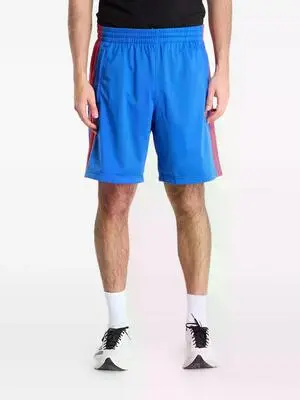 Adidas Firebird Stripe-detail Shorts - Blue