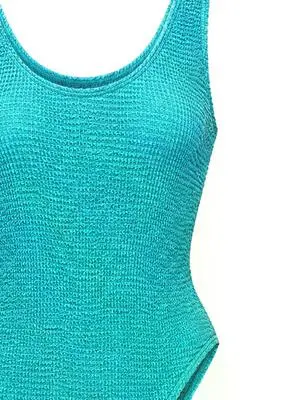 BOUND Mara Crinkle-effect Swimsuit - Blue