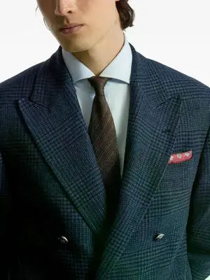 Brunello Cucinelli Textured Silk Neck Tie - Brown