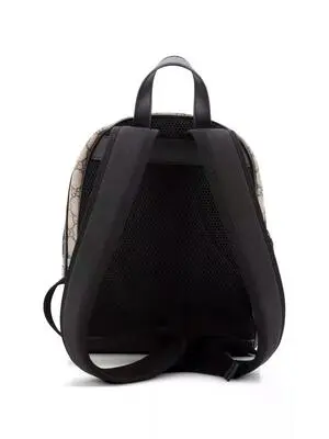 Gucci Gg Coated Canvas Zip Pocket Backpack