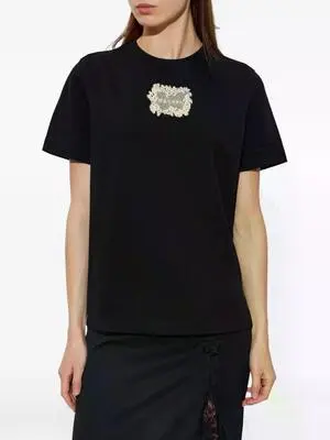 Alexander McQueen Lace Appliqué T-shirt