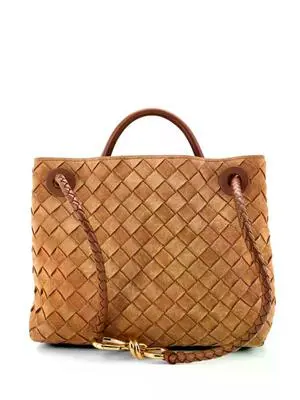 Bottega Veneta Andiamo Top Handle Bag - Brown