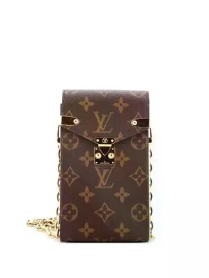 LOUIS VUITTON Monogram Canvas Metis Phone Pouch On Chain Shoulder Bag - Brown