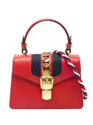 Gucci Sylvie Mini Satchel - Red