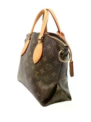 LOUIS VUITTON Monogram Flower Zipped Tote Pm Satchel