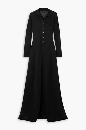 TOM FORD Knitted Maxi Dress - Black