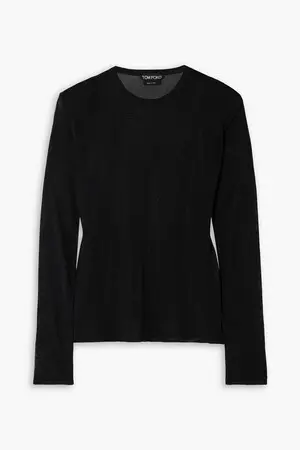 TOM FORD Jersey Top - Black