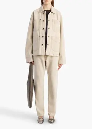 Khaite Wyatt Denim Chore Jacket - Dumas