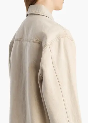 Khaite Wyatt Denim Chore Jacket - Dumas
