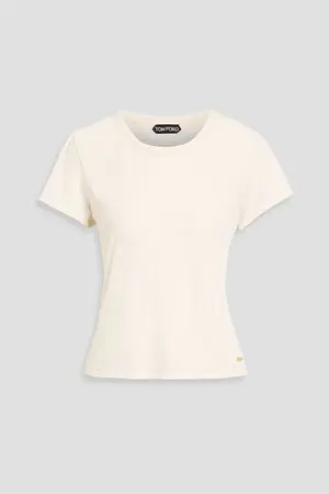 TOM FORD Slub Cottonblend Jersey Tshirt