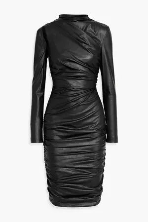 TOM FORD Draped Cutout Dress - Black