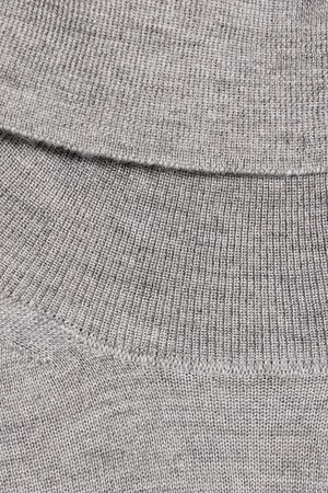 TOM FORD Mélange Cashmere And Silk-blend Turtleneck Sweater