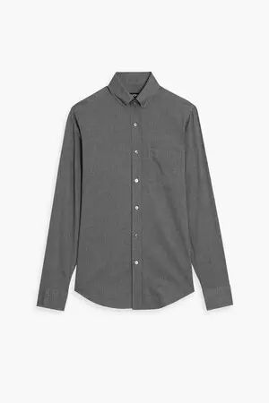 TOM FORD Cottonblend Shirt - Dark Gray