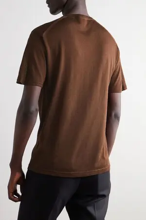 TOM FORD Silkblend Tshirt - Chocolate