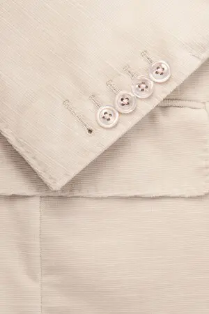 TOM FORD Shelton Slimfit Cottonvelvet Blazer - Cream