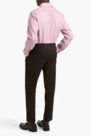 TOM FORD Checked Cotton Oxford Shirt