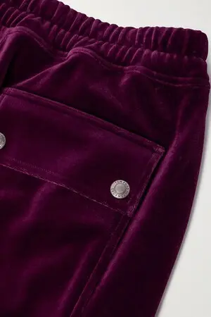 TOM FORD Straightleg Cottonblend Velour Track Pants