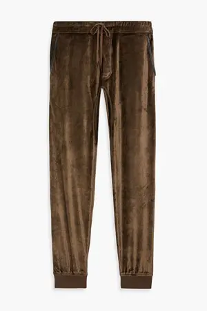 TOM FORD Velour Sweatpants - Chocolate