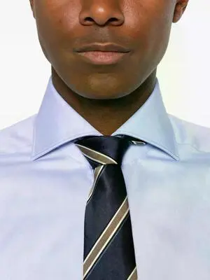 Kiton Vertical-stripe Shirt