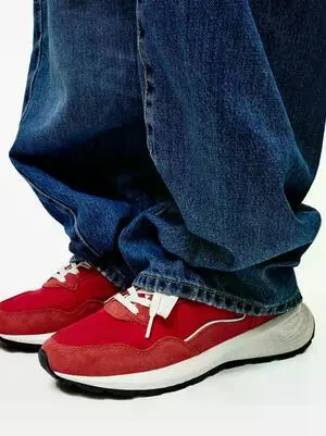HOFF City Mkii Panelled Lace-up Sneakers - Red