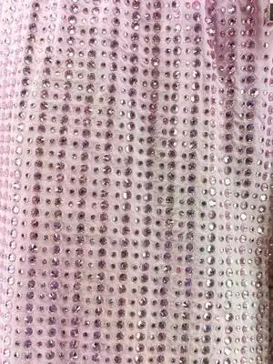 VENUJA Crystal Embellished Drawstring Shorts