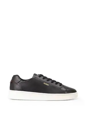 Hugo Logo Detail Sneakers - Black
