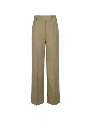 Thom Browne Rwb Stripe Wide-leg Trousers - Neutrals