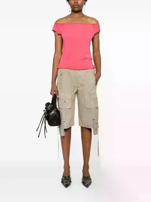 Gucci Frill Detail Wool Top