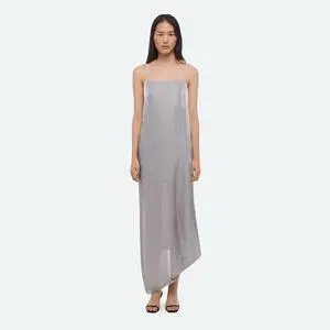 Helmut Lang Maxi Slip Dress In Iridescent Fabric