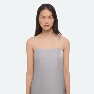 Helmut Lang Maxi Slip Dress In Iridescent Fabric
