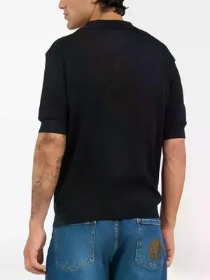 Roberto Cavalli Logo-embroidered Polo Shirt