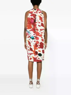 Saint Laurent Jewel Embellishment Midi Dress