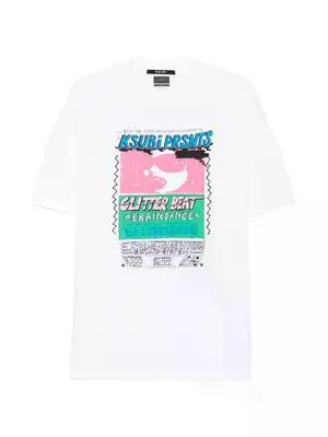 Ksubi Glitterbeat Graphic Boyfriend T-shirt - White
